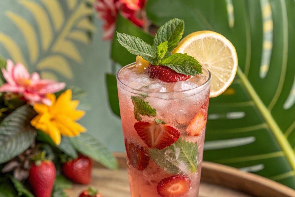 Tropical Strawberry Cooler – Refreshing Summer Drink