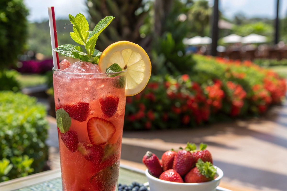 Tropical Strawberry Cooler – Refreshing Summer Drink